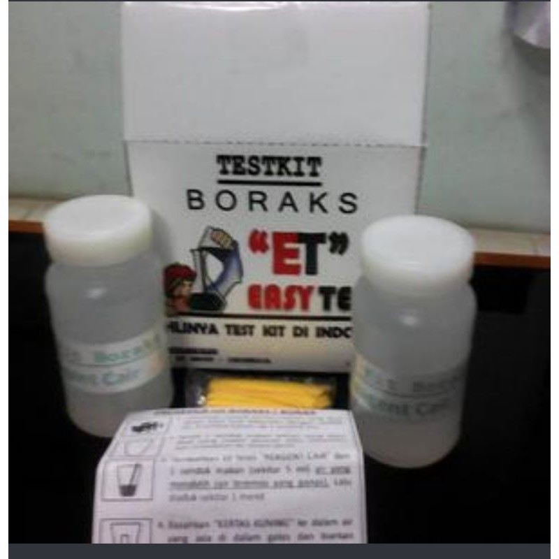 Jual Test Kit Borak Paket Industri Alat Uji Paling Mudah Dan Paling ...