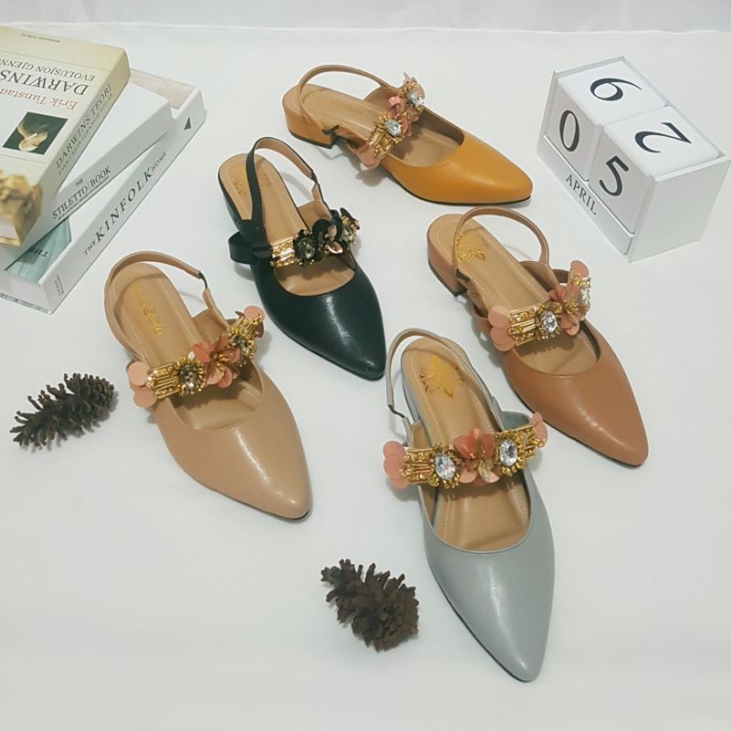 Jual berline ac07 sepatu wanita hak 3cm | Shopee Indonesia