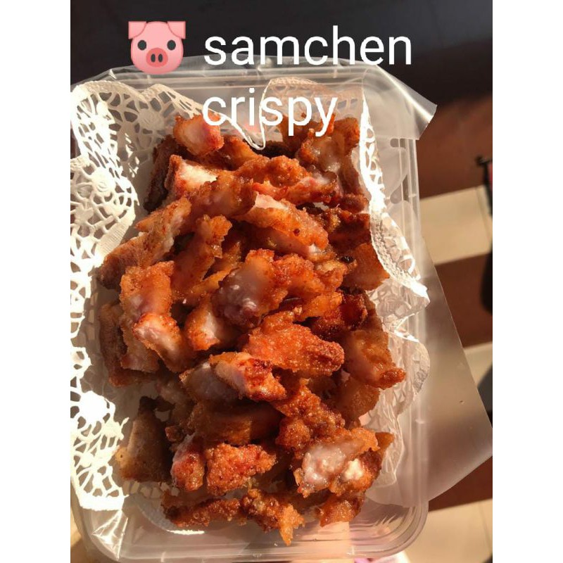 Jual Samcan Samchen Babi Crispy 400gr /Crispy Pork Belly | Shopee Indonesia