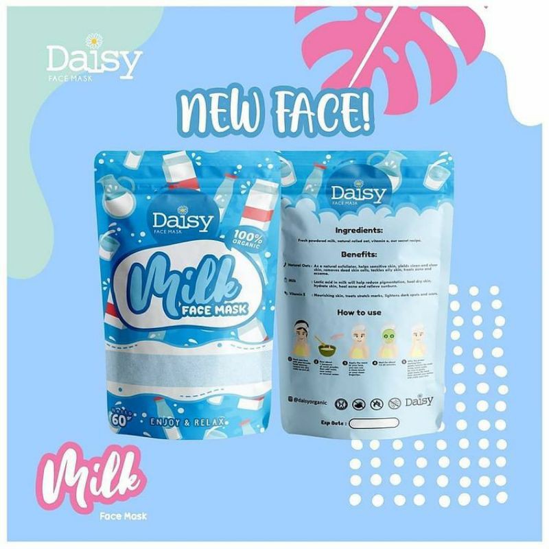 Jual Daisy Organik Milk (60gr) | Shopee Indonesia