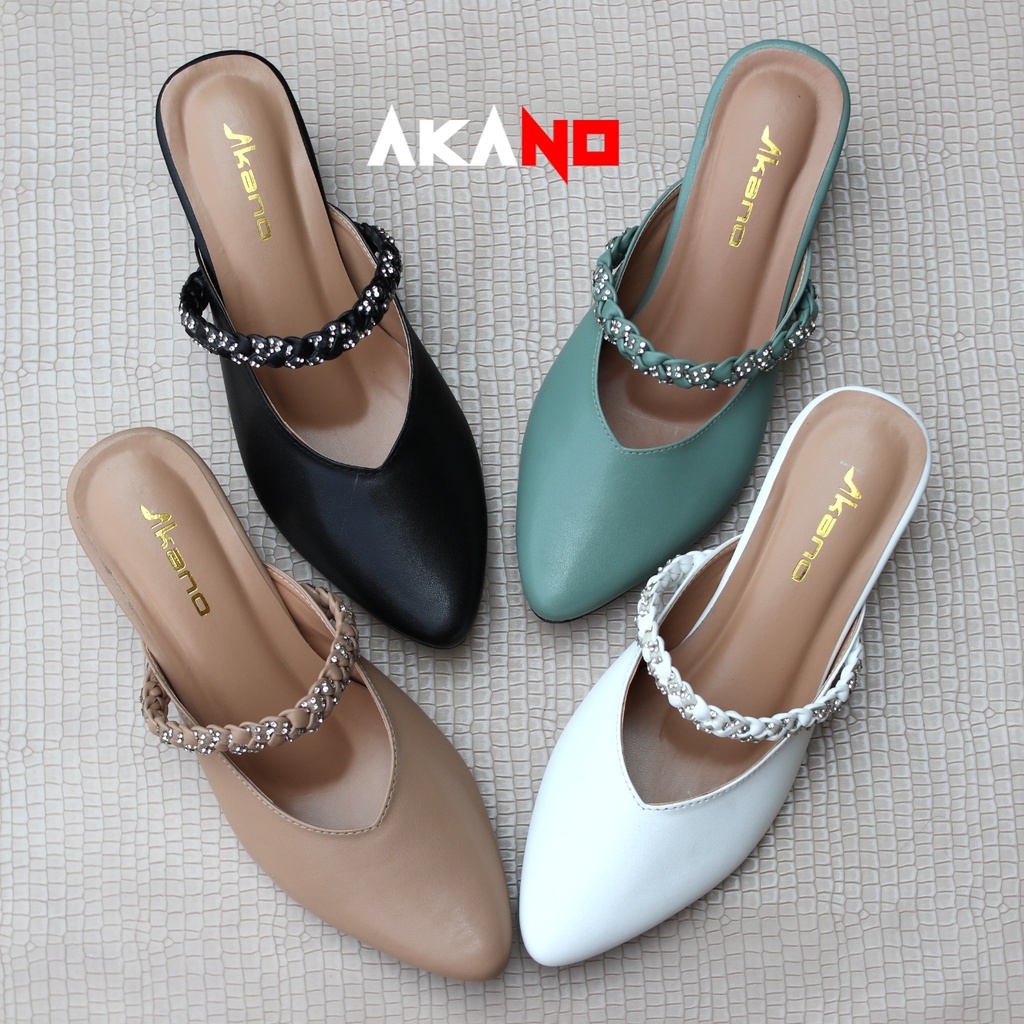 Jual Akano Laura Sandal Wanita Hak Tahu 5CM Sendal Wanita Heels 5cm ...