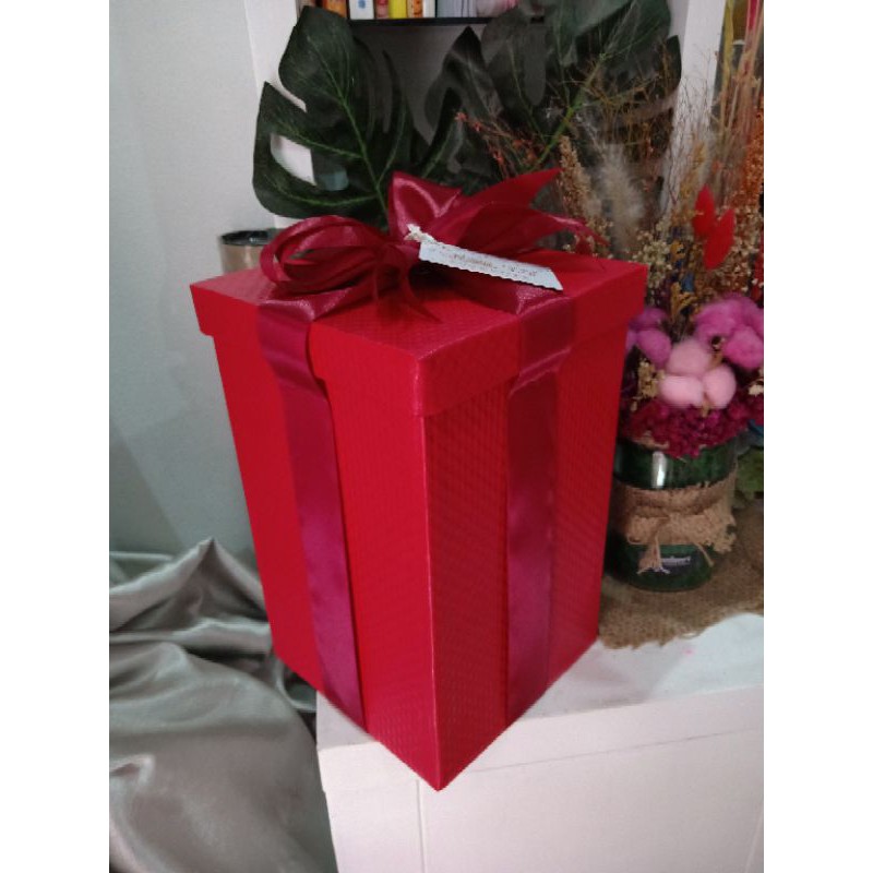 Jual kotak kado / kotak gift / box kado ukuran 16x16cm tinggi 25cm ...