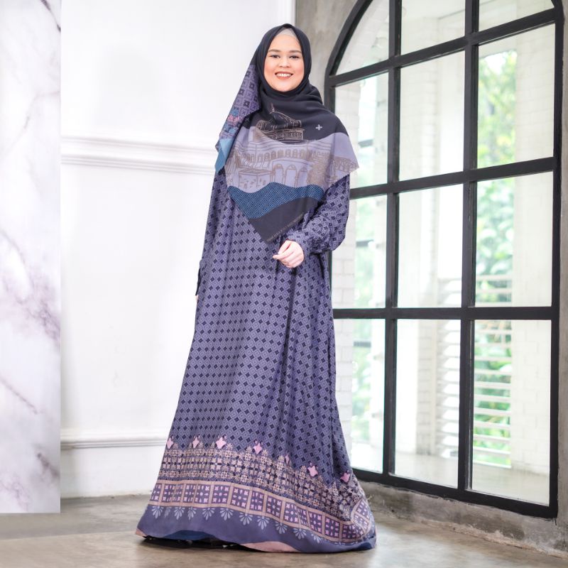 Jual Gamis sefa By Hijabalila alila Dress Motif || Hijab Alila x Cut ...