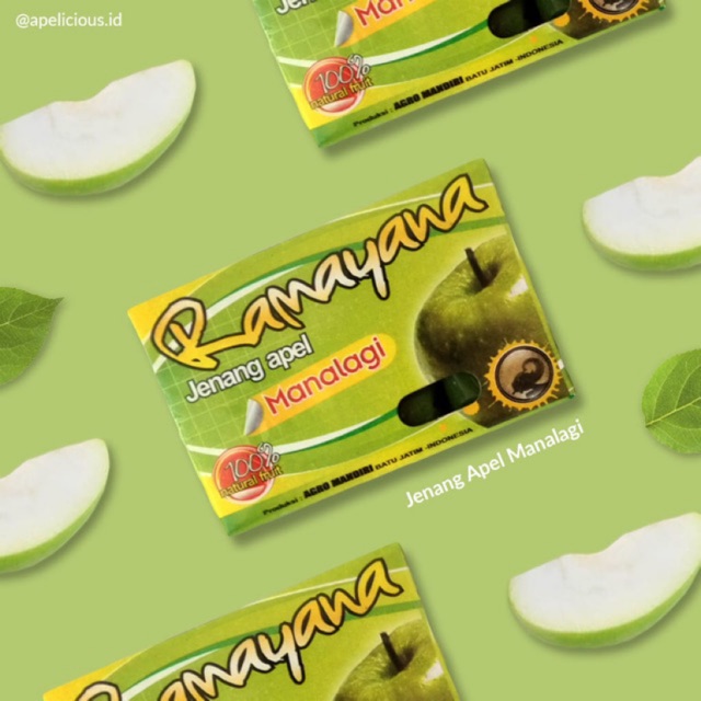 Jual APELICIOUS Jenang Apel Manalagi / Nangka / Strawberry / Durian ...