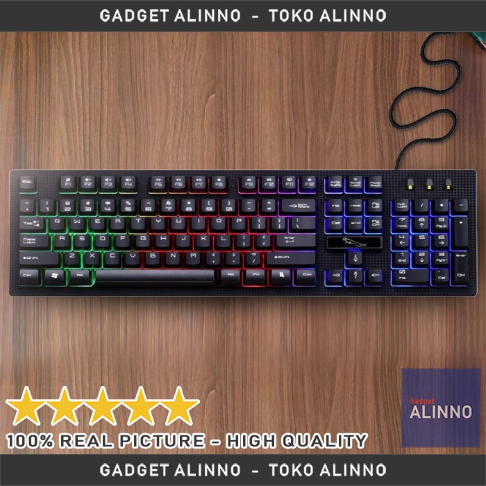 Jual Keyboard Gaming RGB Leopard FULL SIZE | Shopee Indonesia