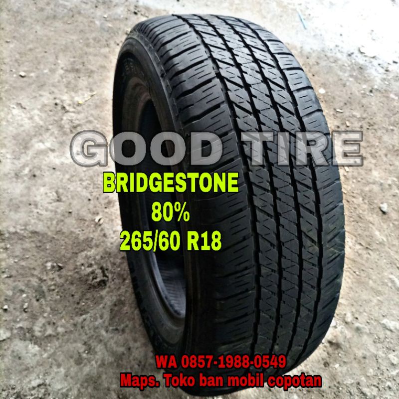 Jual BRIDGESTONE DUELER HT 265/60 R18 RING 18 COPOTAN SEKEN SECOND BEKAS BAN MOBIL FORTUNER ...