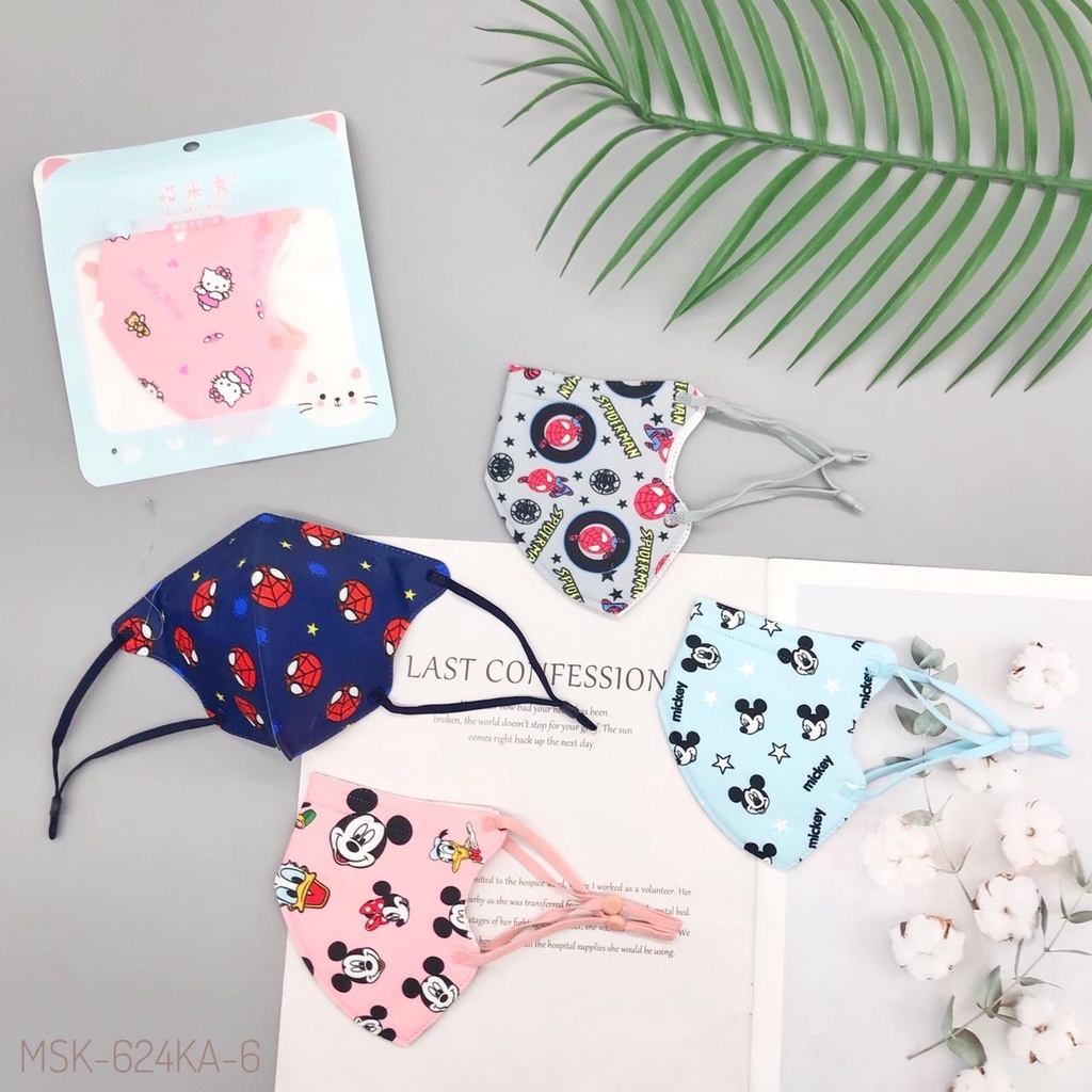 Jual Masker Mulut Kain Anak Motif KARTUN KARAKTER Lucu Karakter Anak ...