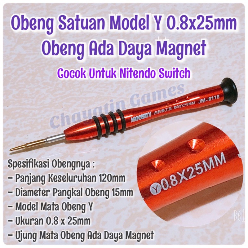 Jual Obeng HP Satuan Model Y & Model Bintang & Model + For HP Iphone ...