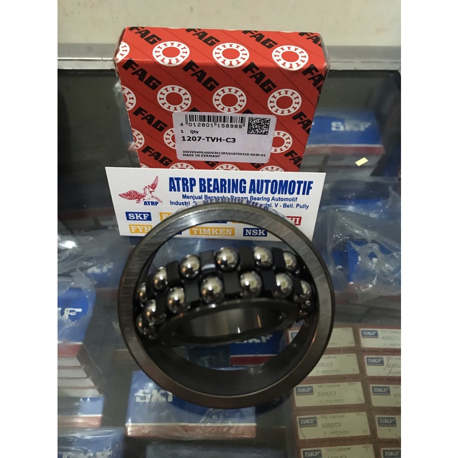 Jual Self Aligning Ball Bearing Double Row 1207 TVH C3 FAG ORIGINAL ...