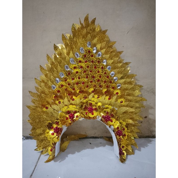 Jual MAHKOTA TARI BUNGA BALI/mahkota Bali/mahkota tari adat/mahkota ...