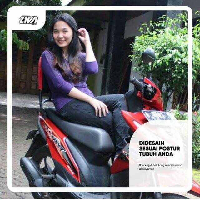 Jual Sandaran Motor Belakang Ziva Seater | Shopee Indonesia
