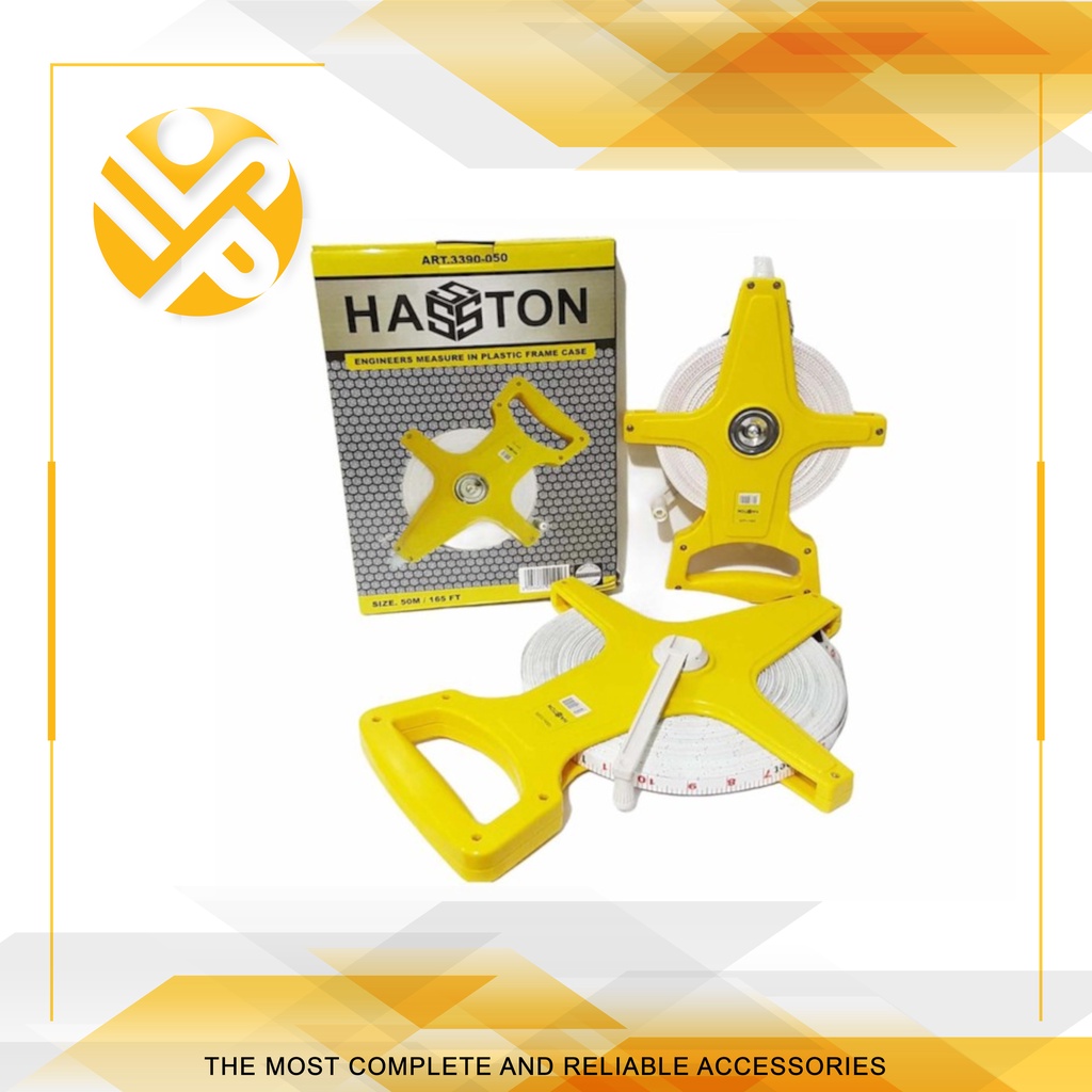 Jual HASSTON PROHEX Roll Meter Fiber 100m (3390-100) | Shopee Indonesia