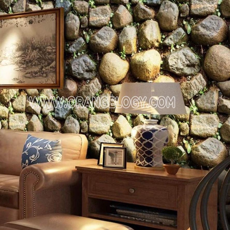 Jual New - TURUN HARGA Wallpaper Dinding sticker 45cm x 10 meter MOTIF ...