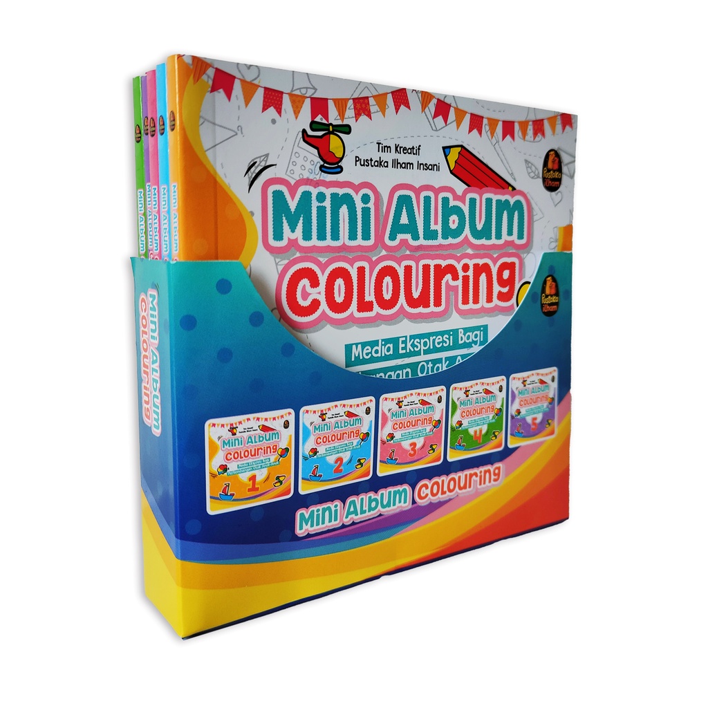 Jual BUKU MEWARNAI ANAK - PAKET MEWARNAI ANAK - MINI ALBUM COLOURING 5 ...