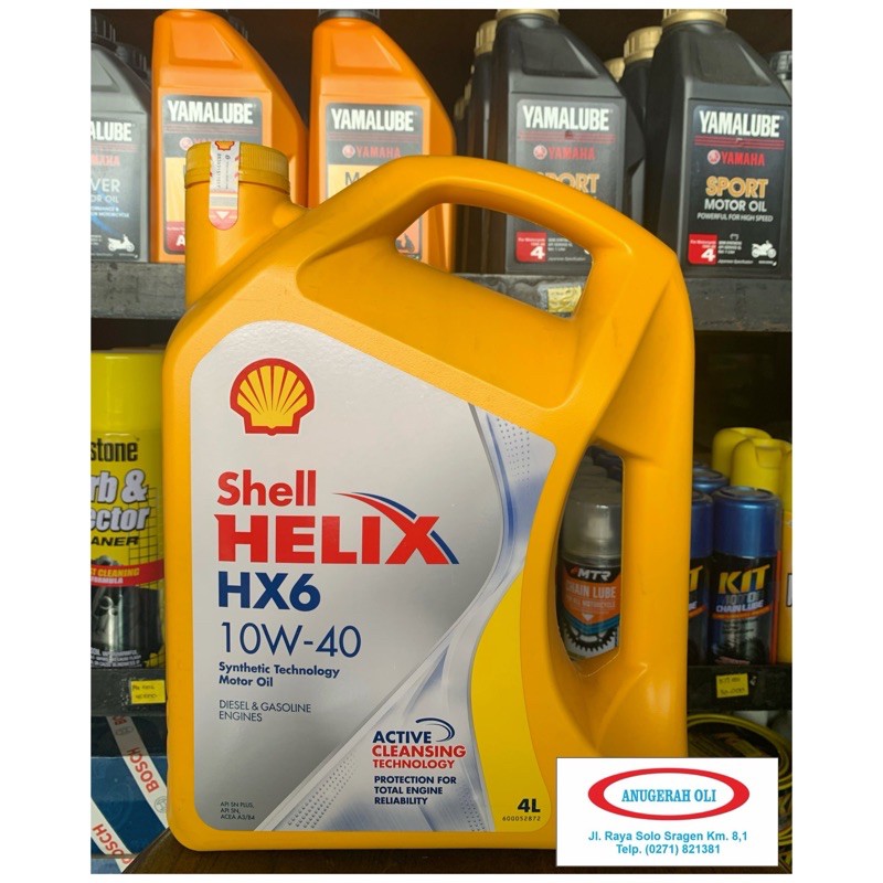 Jual Shell Helix HX6 10W 40 (4 LT) | Shopee Indonesia