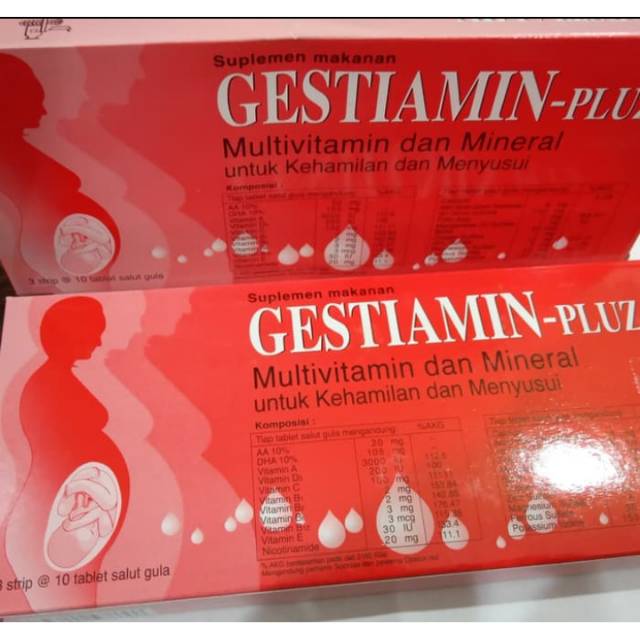 Jual GESTIAMIN PLUZ (harga 1strip) | Shopee Indonesia