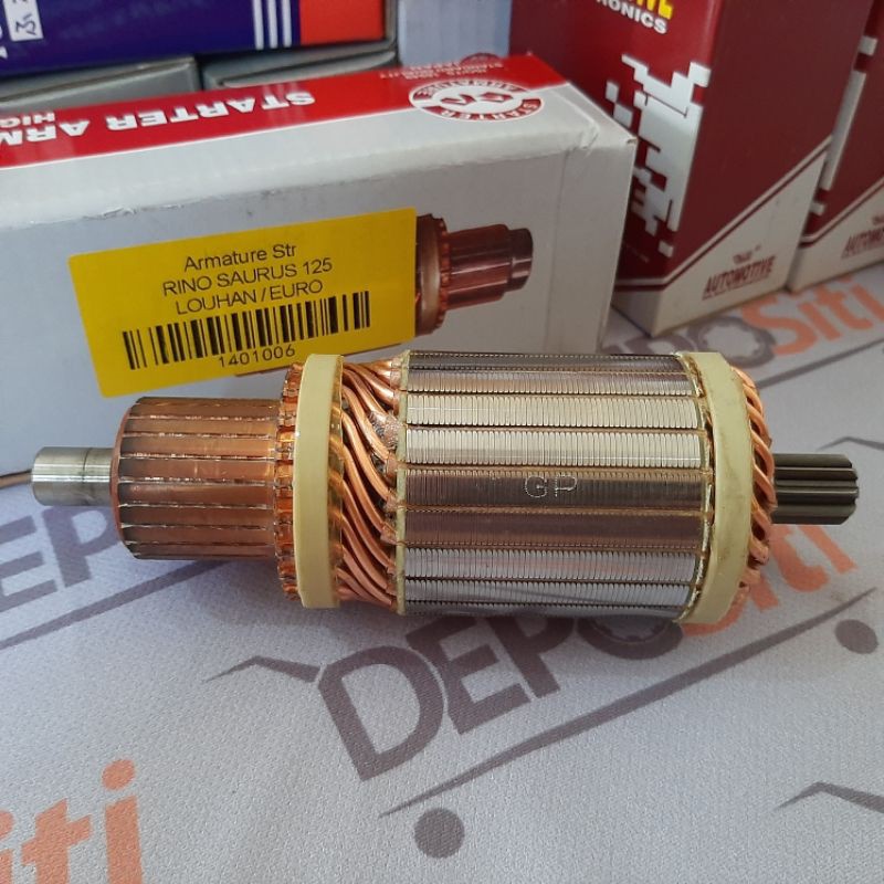 Jual ANGKER STARTER ARMATURE DYNA RINO SAURUS 125 / LOUHAN JO8C / EURO ...