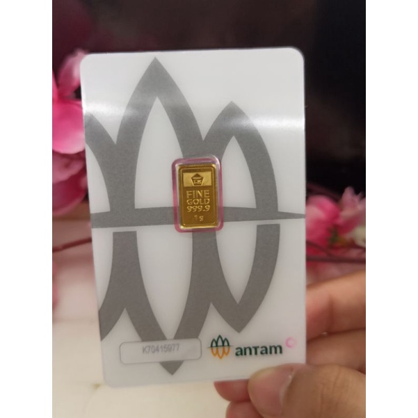 Jual Logam Mulia Antam 1 gr 2025 rendom cerbol press RM Certieye ...