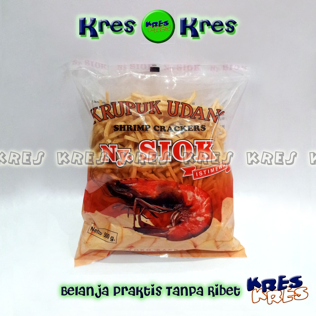 Jual KRES - Ny Siok Kerupuk Udang Stik Istimewa Krupuk Stick - 500gr ...
