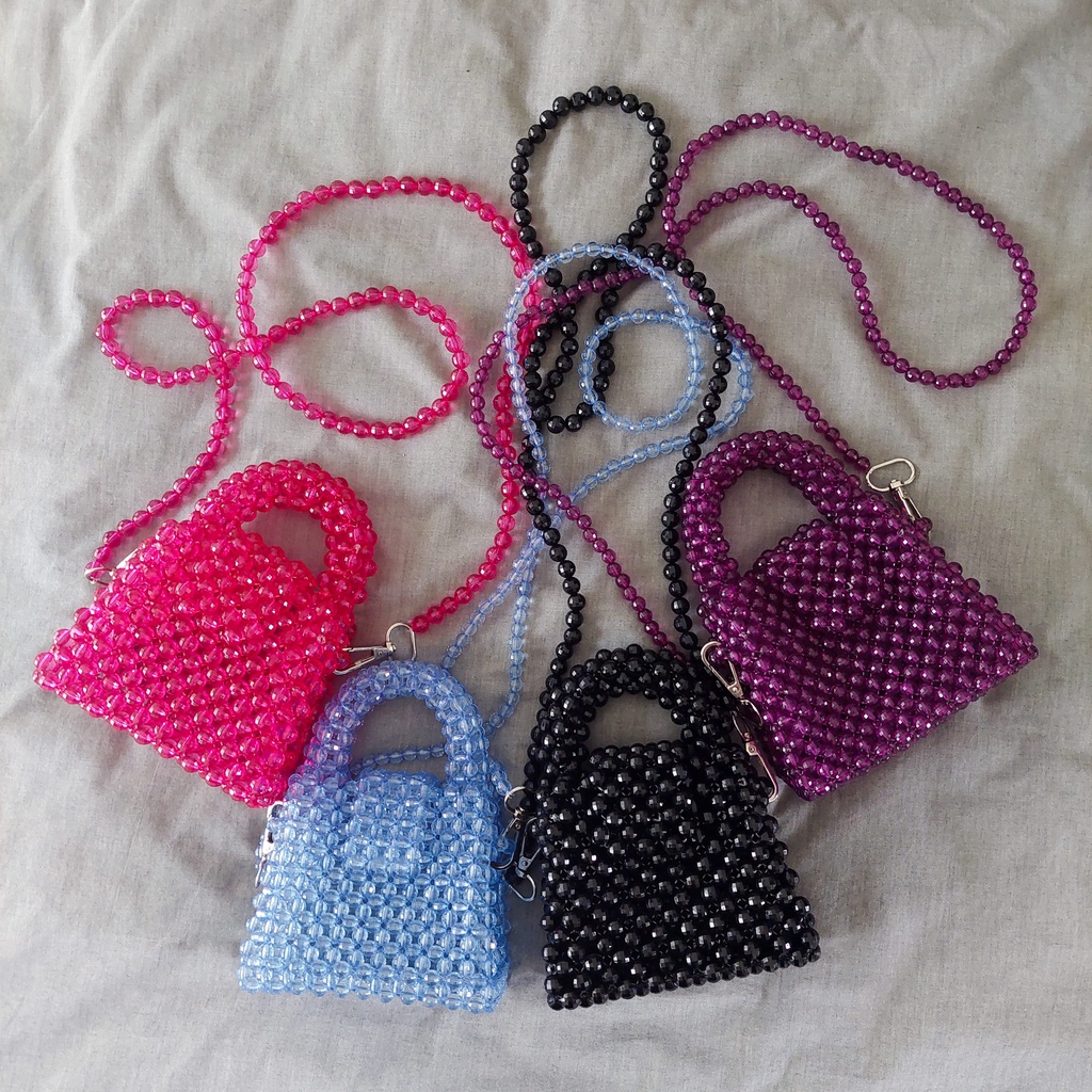 Jual Beads Bag / Bead Bag / Tas Mutiara / Tas Manik-Manik | Shopee ...