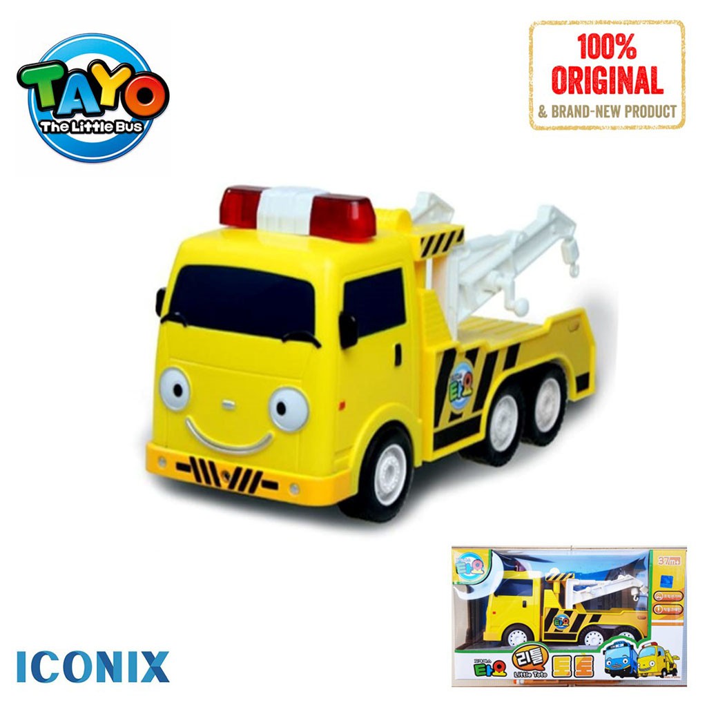Jual Iconix Tayo The Little Bus Little Toto Towing Truck TYX220018 ...