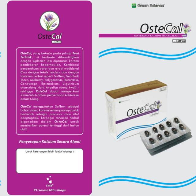 Jual Ostecal ( Vitamin herbal untuk tulang ) | Shopee Indonesia