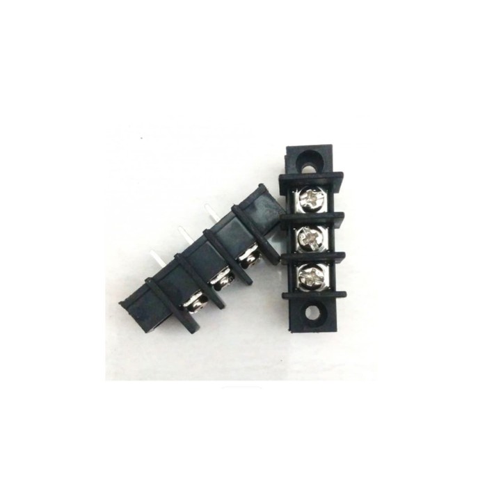Jual Terminal Block blok Hitam 3P PCB 3 P KF45 3 Pin KF 45 With Ears ...