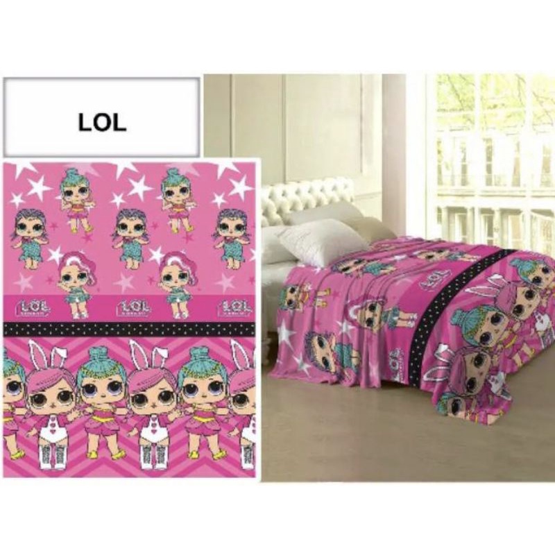 Jual Selimut Karakter anak Lady Rose motif LOL | Shopee Indonesia