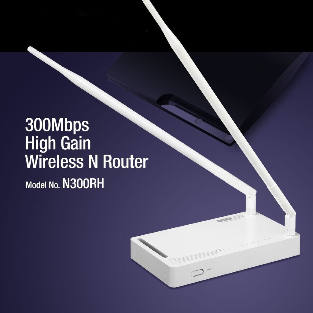Jual TOTOLINK N300RH 300Mbps Long Range Wireless N Router | Shopee Indonesia