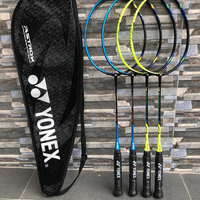 Jual Raket Badminton Yonex Astrox 77 Blue & Yellow Original Sunrise ...