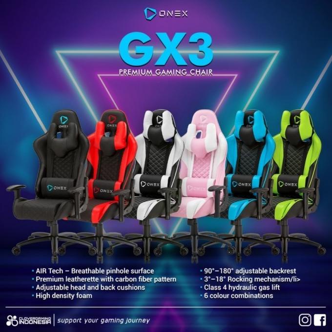 Jual Onex Gx3 Premium Quality Gaming Chair Kursi Gaming Gx 3 Gx-3 ...