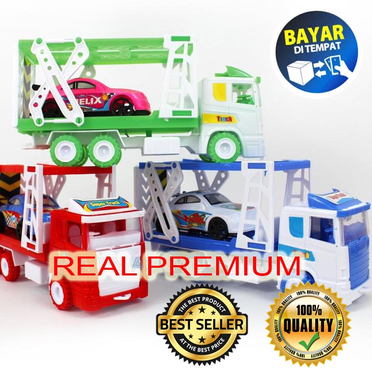 Jual AMM - Mainan Anak Mobil Truk Trailer Angkut 1 Mobil ST 2026 ...