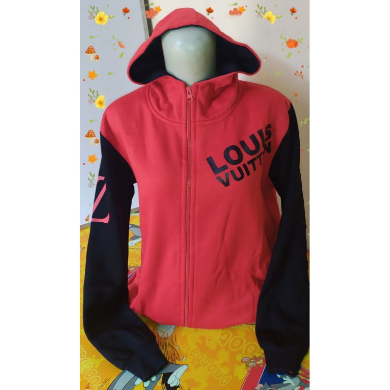 Jual Jaket Louis Vuitton LV merah hitam | Shopee Indonesia