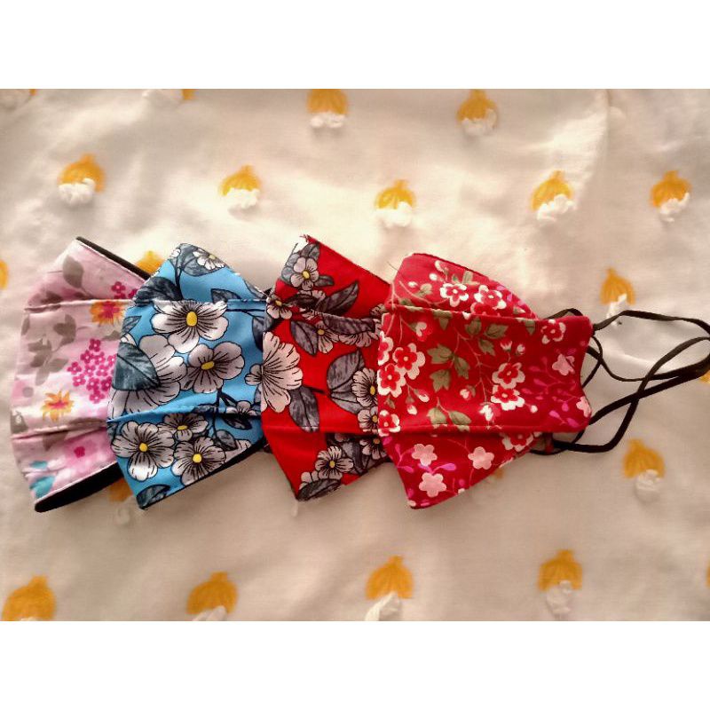Jual MASKER KAIN 2 PLY MODEL 3D EVO HIJAB LOPP DAN HIJAB TALI KRIWIL ...