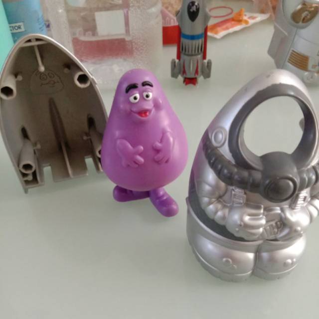 Jual Grimace Karakter MCD Happy Meal Jadul Old Space Ship Squad Evil ...