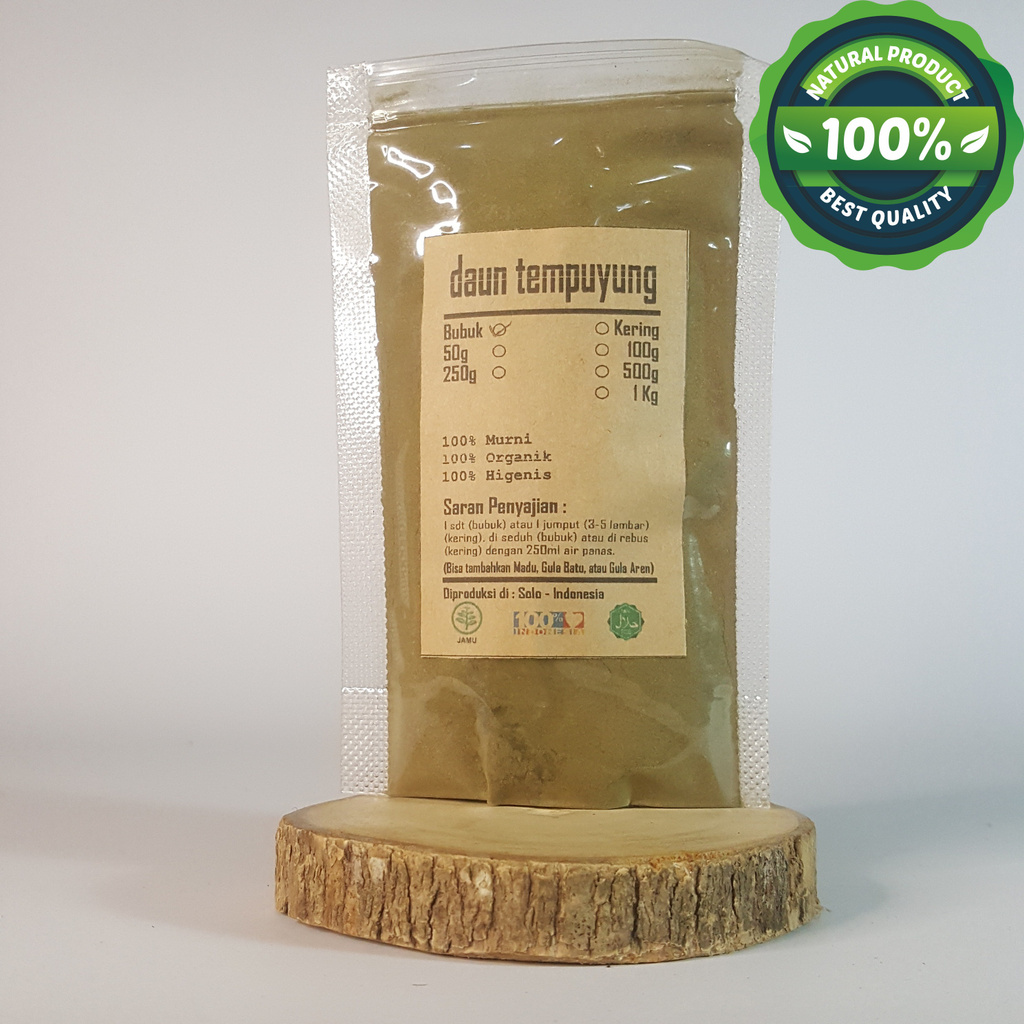 Jual DAUN TEMPUYUNG BUBUK 1000 GRAM / 1 KG - Sonchus Arvensis - MURNI ...