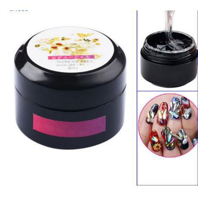 Jual Lem Gel Transparan untuk Accesories Nailart (8ML) | Shopee Indonesia