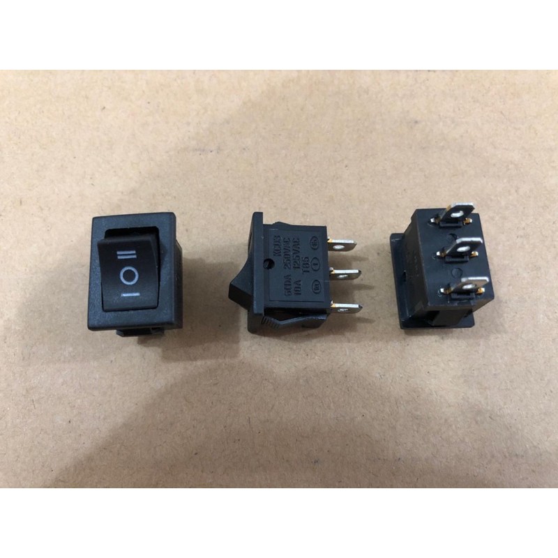 Jual Saklar Rocker switch 3 pin saklar 3 kaki karaoke kecil 3 jalan on ...