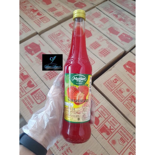 Jual Sirup Marjan Strawberry Squash 425ml | Shopee Indonesia