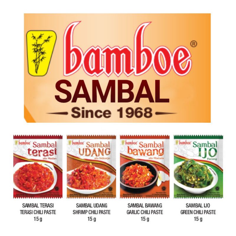 Jual Sambal sachet cap BAMBOE isi 10 pcs | Shopee Indonesia