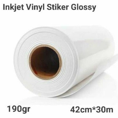 Jual Kertas Stiker Vinyl glossy (42cm*30m) 190gr | Shopee Indonesia