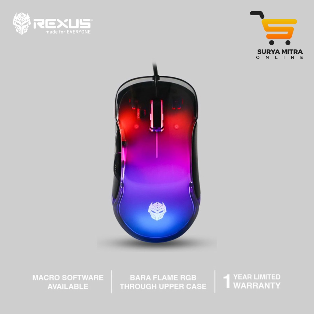 Jual Rexus Muse Gaming Bara X17 Crystal RGB | Shopee Indonesia