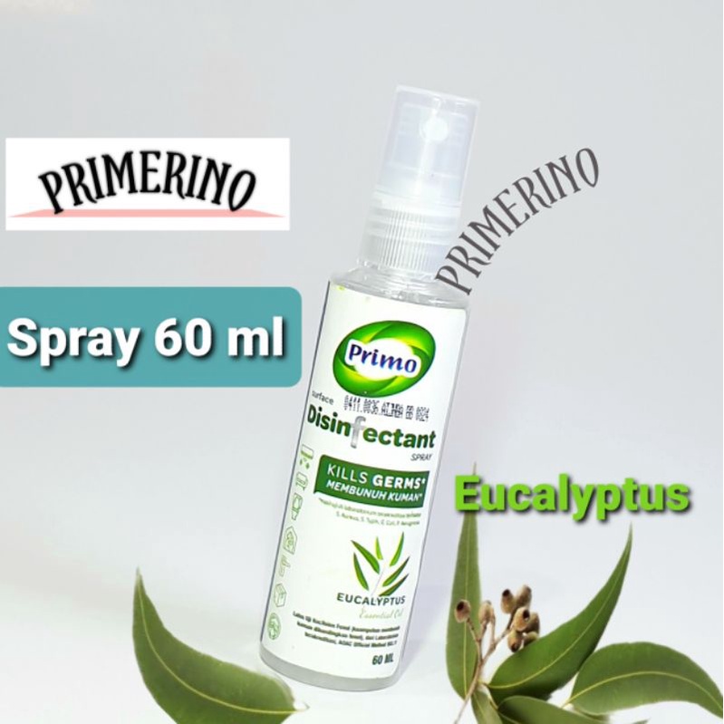 Jual Primo Surface Disinfectant Spray 60ml Food Grade Disinfektan ...