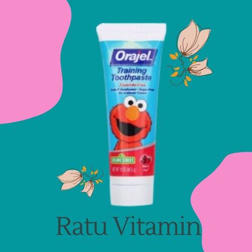 Jual Orajel Elmo Training Toothpaste Berry Fun | Shopee Indonesia
