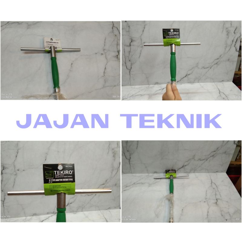 Jual tekiro T type adaptor / T type socket with adaptor 1/2inchi ...