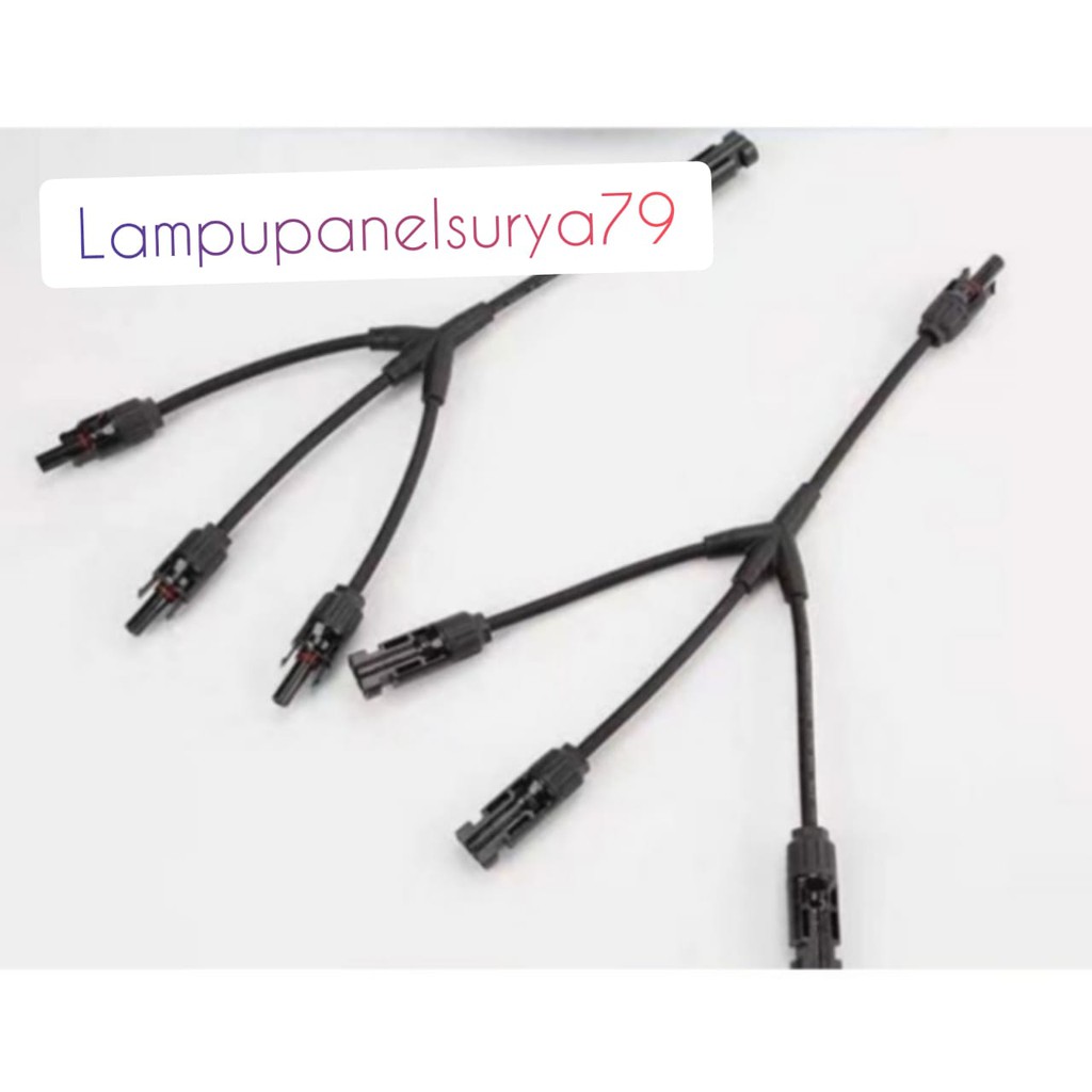Jual Konektor Connector Mc4 Mc 4 Cabang 3 Solar Cell Panel Surya 3in1 Shopee Indonesia