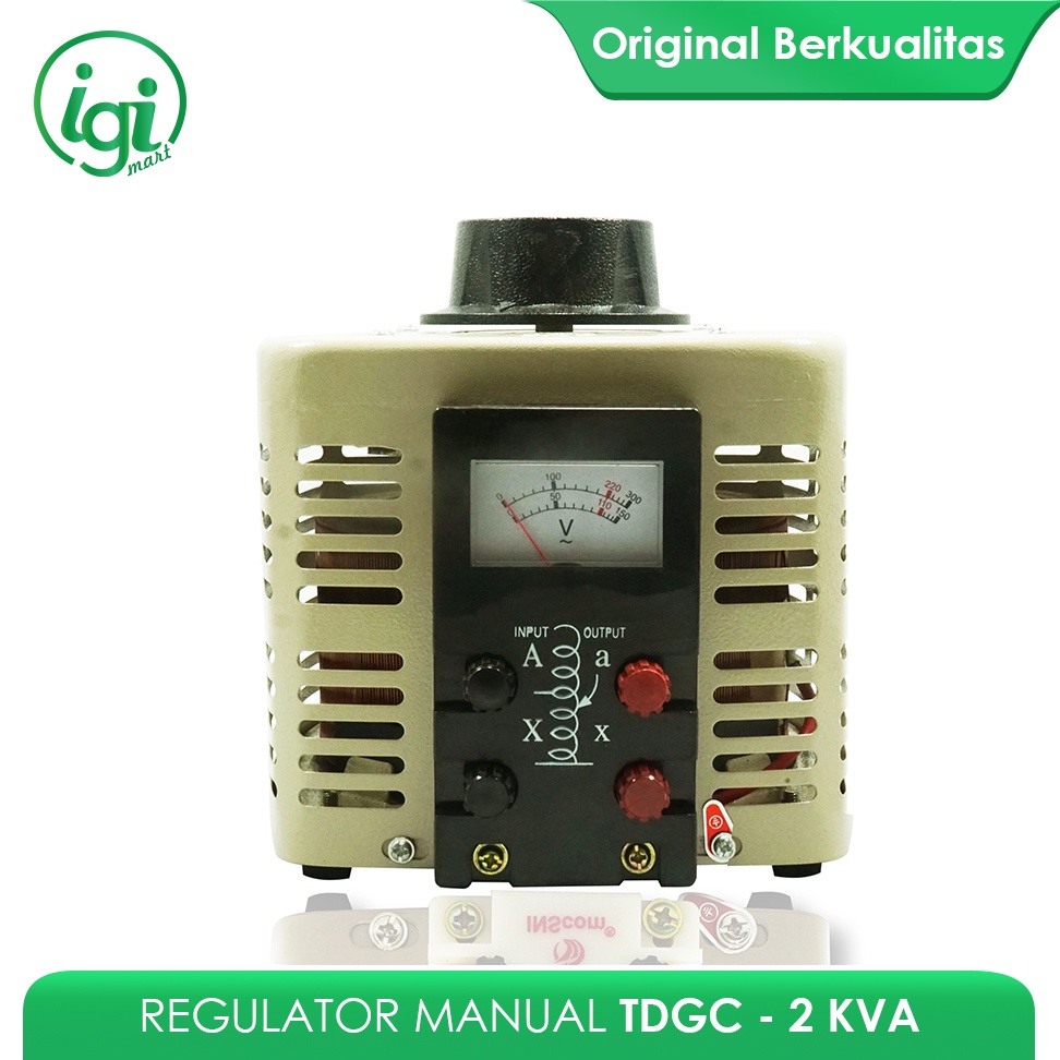 Jual REGULATOR TDGC 2 KVA MANUAL AC VOLTAGE ADJUSTABLE / 2000W / 2000 ...
