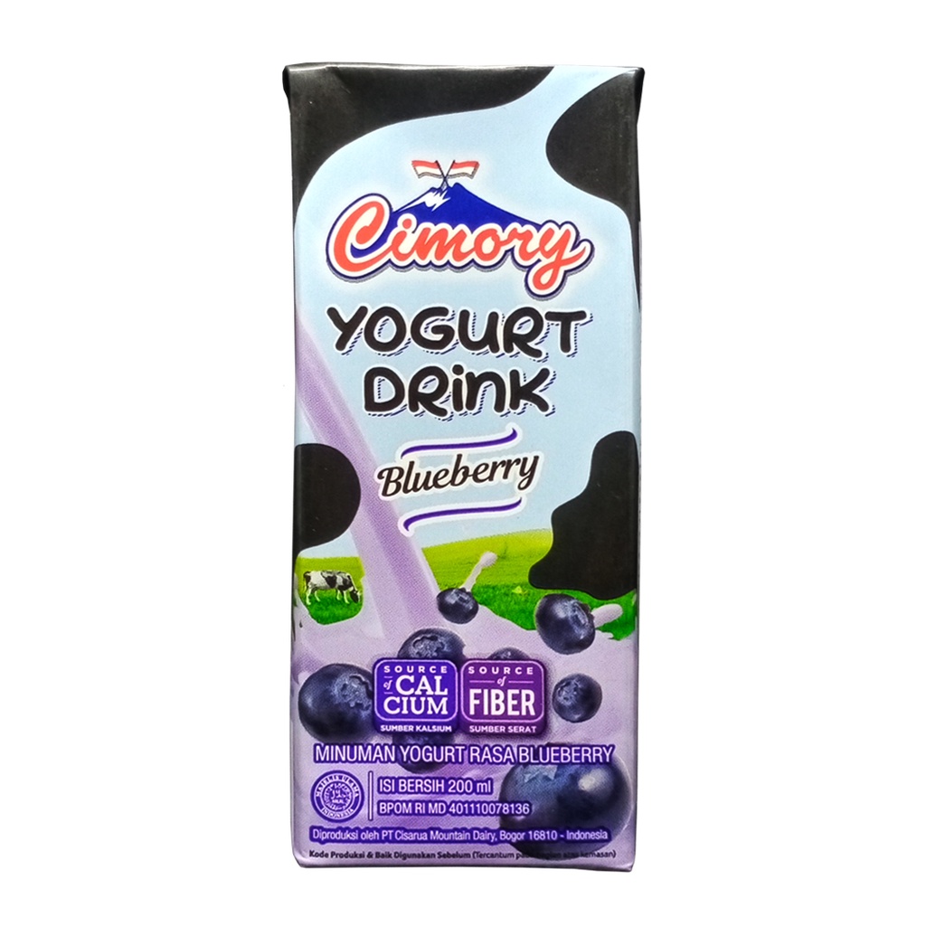 Jual Cimory Yogurt Drink Blueberry 200ml | Shopee Indonesia