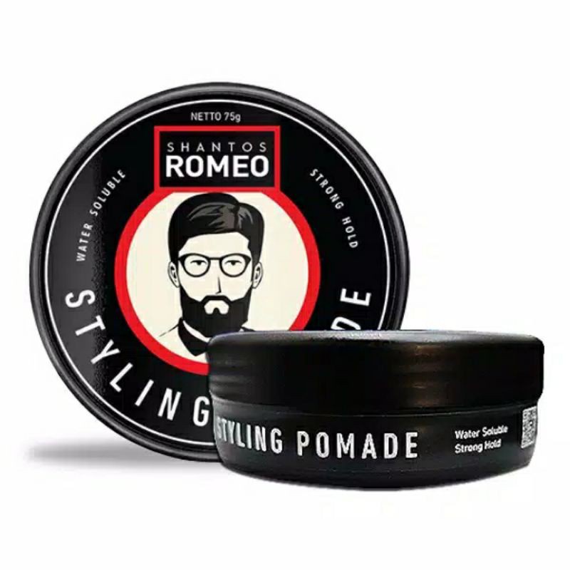 Jual Shantos ROMEO Styling Pomade 75gr I Minyak Rambut I Water Based ...