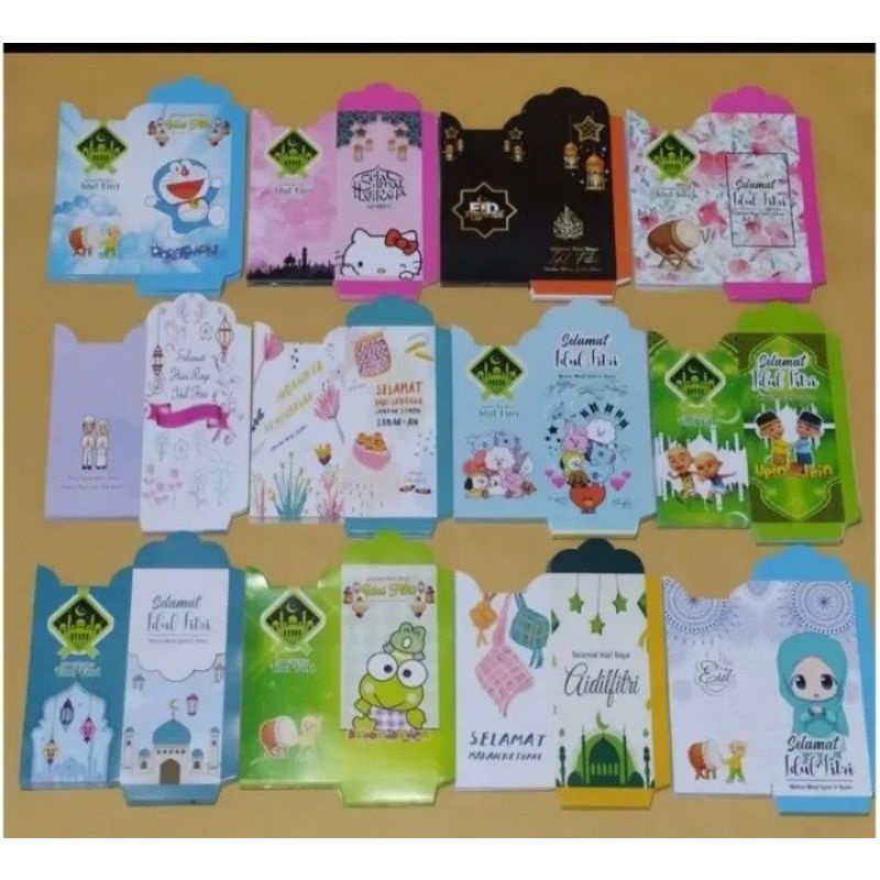Jual Amplop lebaran, amplop angpao jumbo motif random | Shopee Indonesia